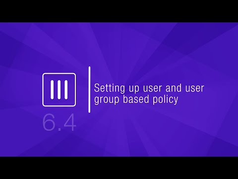How to Setup User Group Based Firewall Policies - FortiGate