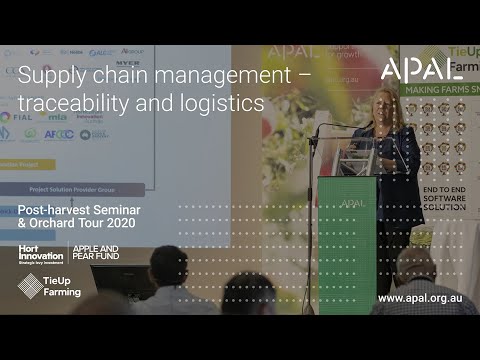 Supply chain management– traceability and logistics