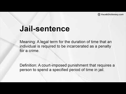 Jail-sentence Meaning
