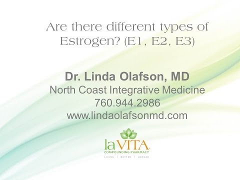 Dr. Olafson explains the different types of Estrogen (E1, E2, E3)