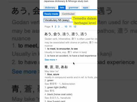 Belajar Bahasa jepang menggunakan aplikasi Takoboto (タコボトアプリで日本語を勉強しましょう)#shorts