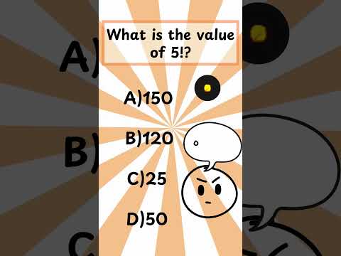 What is the value of 5⁉️ | 150 120 25 50 | General knowledge | Mathematics #mathematics#trivia#quiz