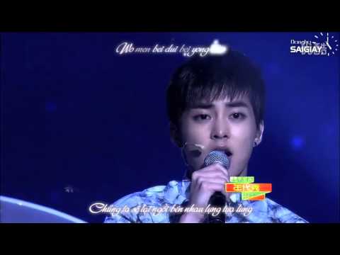 Vietsub+Karadonghosaigiay 141122 Xiumin Back to back hug The Generation Show