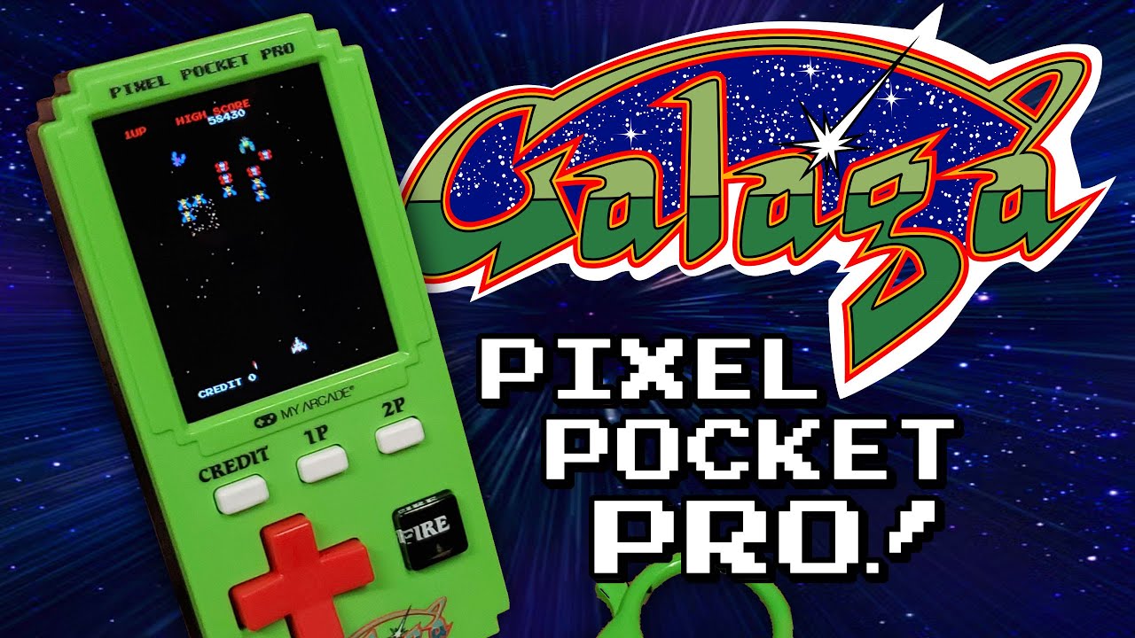 NEW Galaga Pixel Pocket Pro from My Arcade! | It's Galaga on the GO!