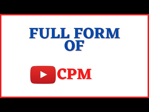 Full Form Of CPM 🔥🔥🔥