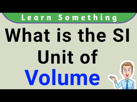 What is the SI Unit of Volume || SI unit of Volume || SI units || Physics