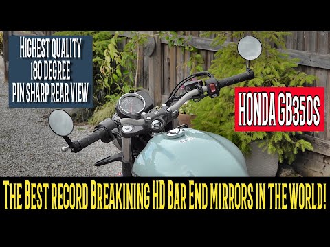 🚨 Honda GB350s Fitting the BEST bar end mirrors in the WORLD The GRANDE TOURISMO HD!