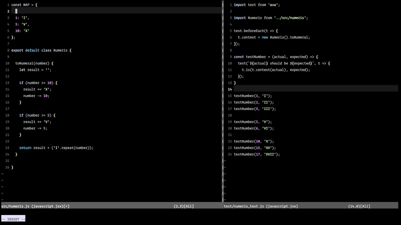 Roman Numeral Converter - Node and AVA