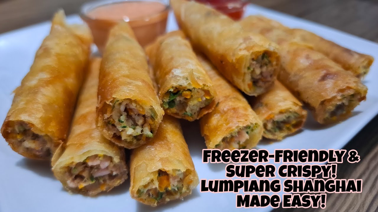 Crispy Lumpiang Shanghai | Easy Make-Ahead Filipino Spring Rolls Recipe