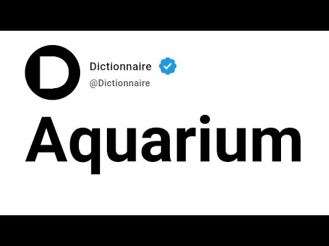 Aquarium Signification En Français