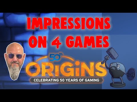 Impressions on 4 Games Played at Origins Game Fair 2025