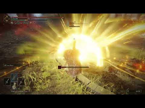 Elden Ring Tree Sentinel Set + Coded Sword(+10) + Golden Epitaph (+9) Build PvP