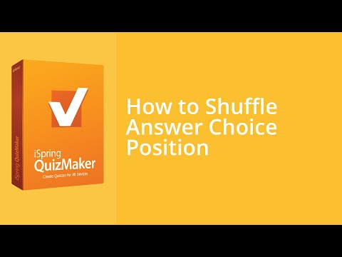 How to Shuffle Answer Choice Position But Lock It For Particular Answers