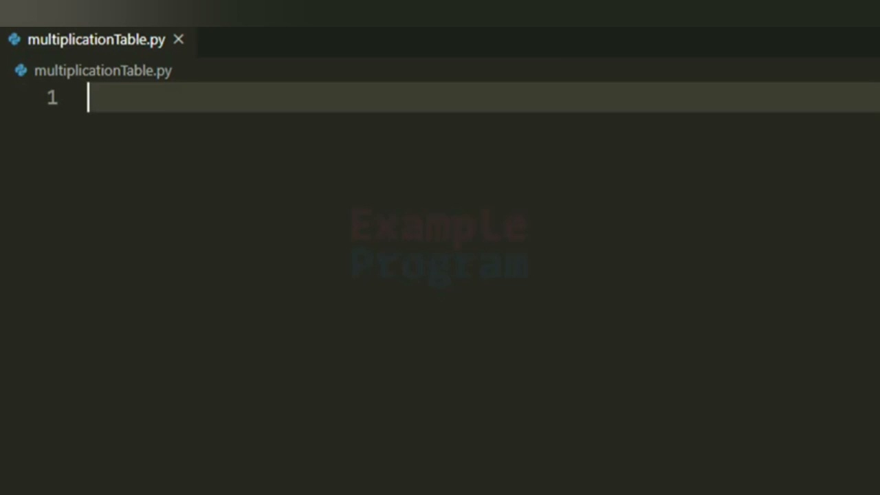 Python Program to Display the multiplication Table #JackCoding #Python