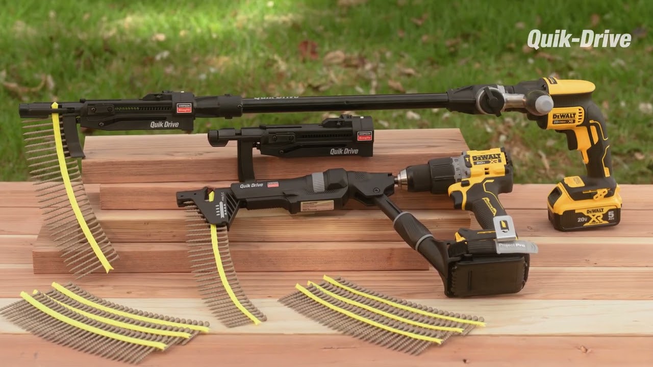 Save Time and Effort with Quik-Drive™ Auto-Feed Screw Driving Systems