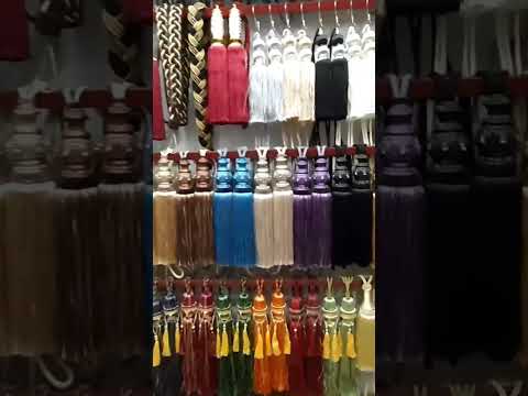 curtain tie back new design |latest design of tassels @Iftikharsons