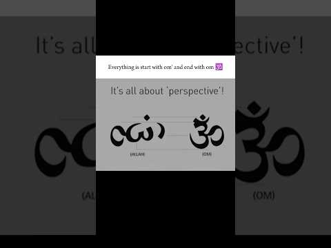 Everything is start with om' and end with om ' 🕉️