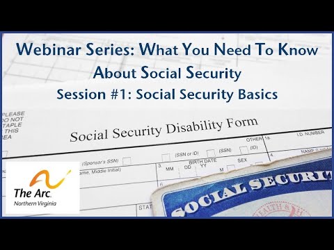 Social Security Basics: An Overview with a Focus on People with Developmental Disabilities