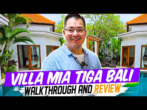 INSIDE A Stunning Bali Villa 🇮🇩 | Seminyak Airbnb Tour With Private Pool! Villa Mia Tiga Seminyak