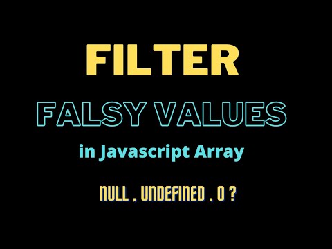 Remove and filter falsy values in Javascript Array #Shorts #javascript #Array