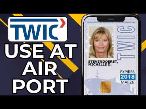 HOW TO USE TWIC CARD AT AIRPORT (2025)