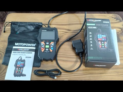 Motopower Car OBD2 Scanner Check Engine Fault Code Reader Review