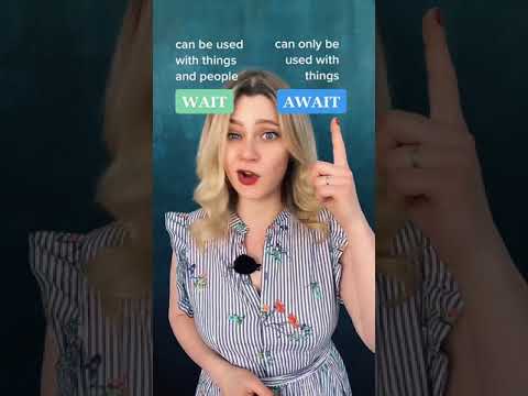 Difference between wait & await?