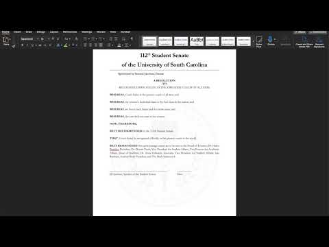 How To Write a Resolution