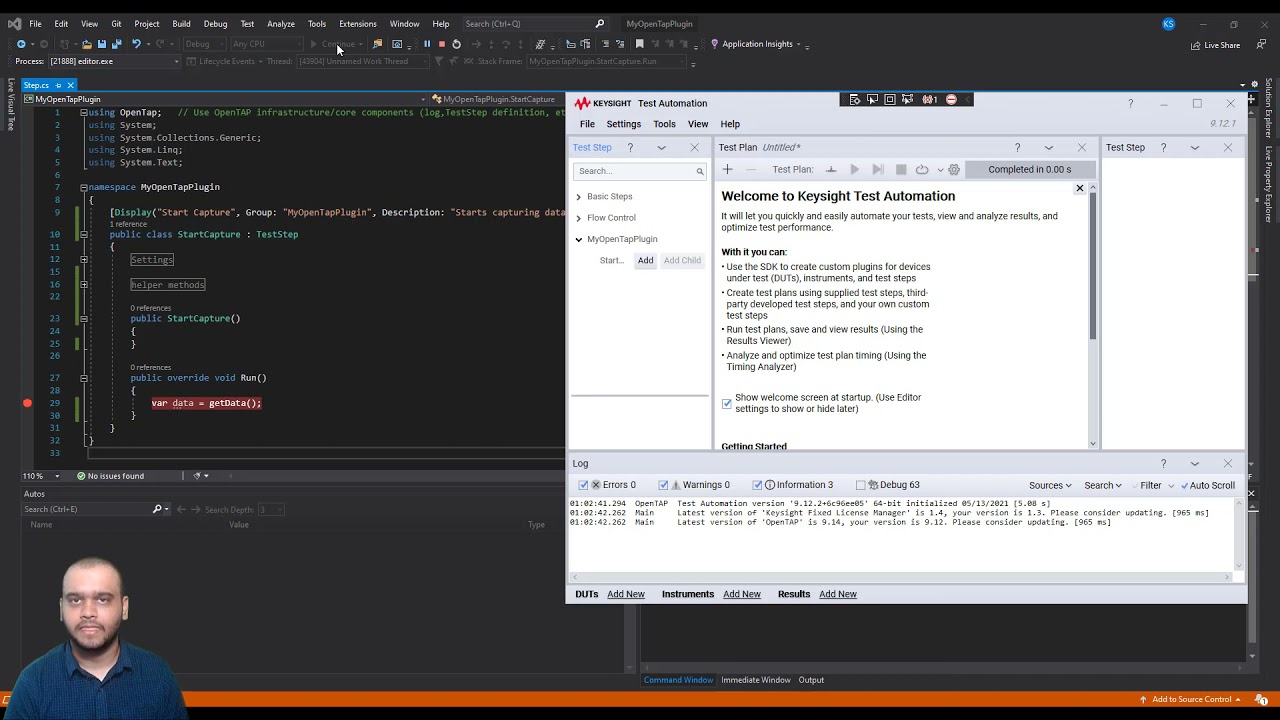 Debug: C# and Python Plugins | OpenTAP