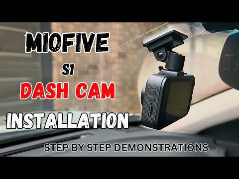 HOW TO INSTALL A DASH CAM AND HIDE ALL WIRES MIOFIVE S1 DASH CAM STEP BY STEP DEMONSTRATIONS.