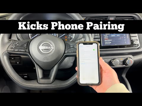 How To Pair Phone With 2022 - 2023 Nissan Kicks Bluetooth - Sync iPhone Connect CarPlay Pairing