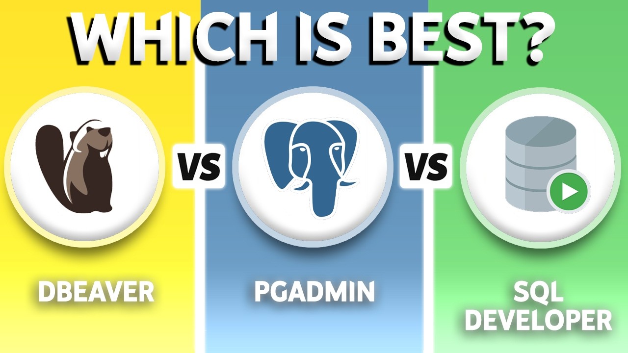 DBeaver vs pgAdmin vs Sql Developer (2026) - Which One Is BEST?