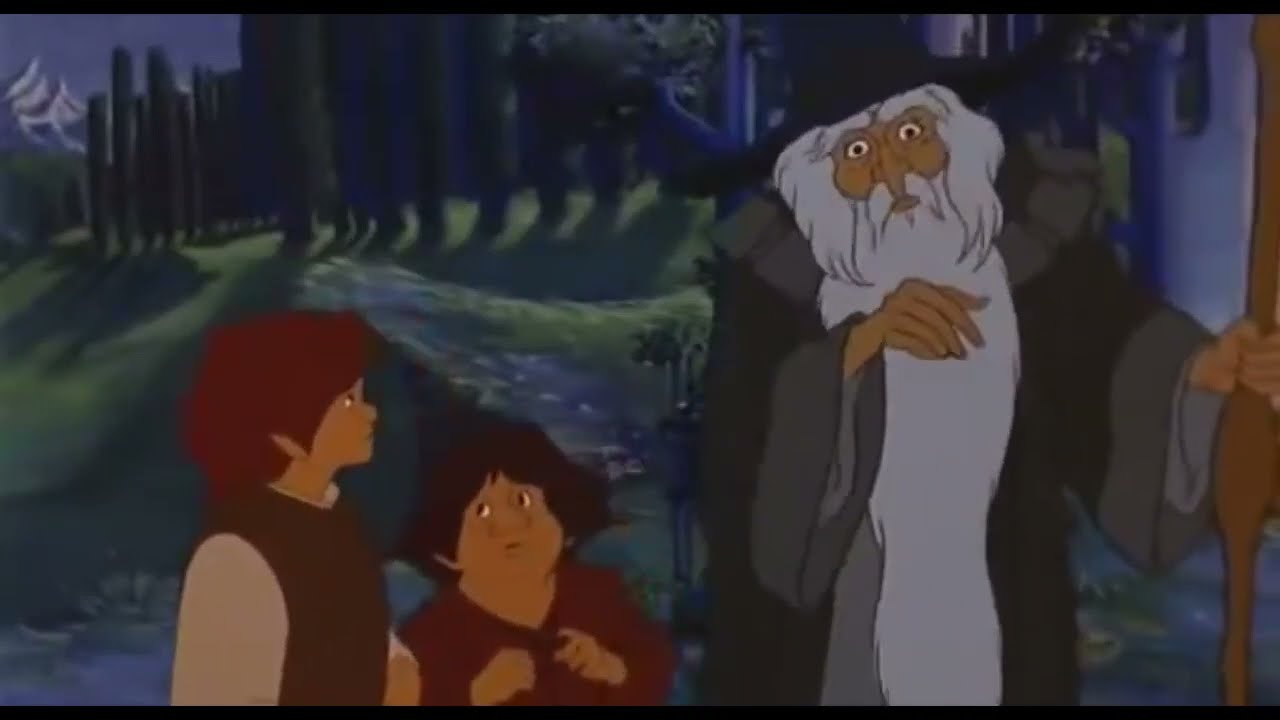 Gandalf scares Sam