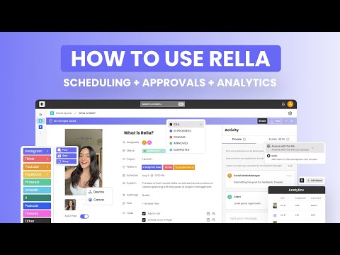 How to Use Rella: Best Content Scheduler & Approval Tool for Social Media Managers, Teams, Creators