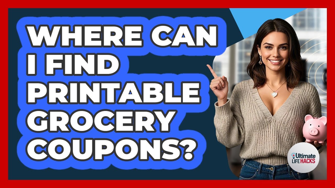 Where Can I Find Printable Grocery Coupons?