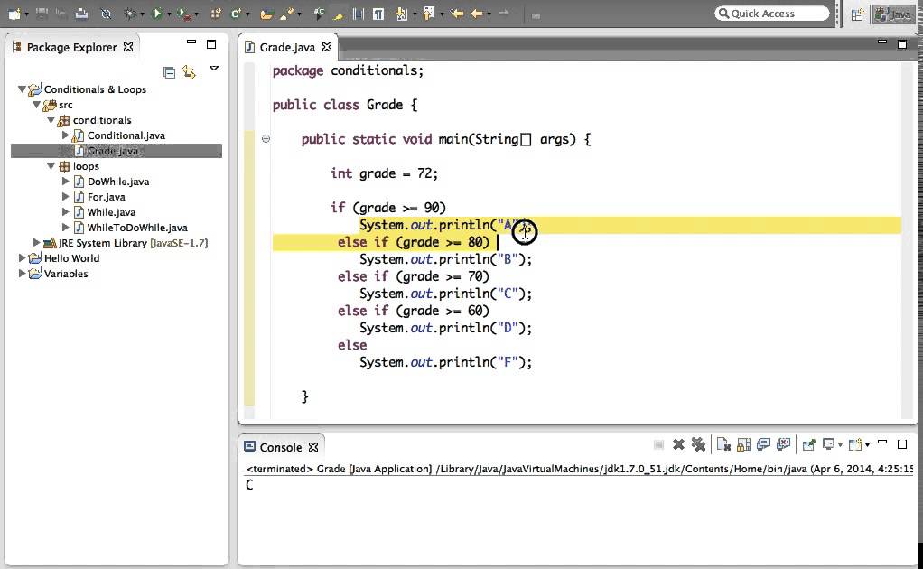 Java Basics Tutorial #3: Conditional Statements & Loops