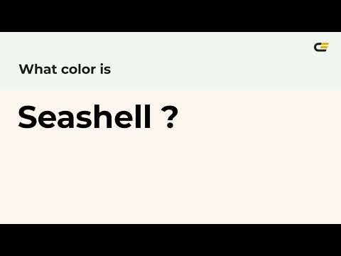 What color is Seashell ? #fff5ee hex color - White color - Warm color fff5ee