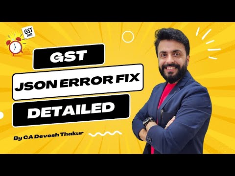 How to rectify GST JSON Errors| Generate, Download, and Modify JSON Error Report in Offline Utility