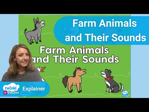 Farm Animals and Their Sounds PowerPoint