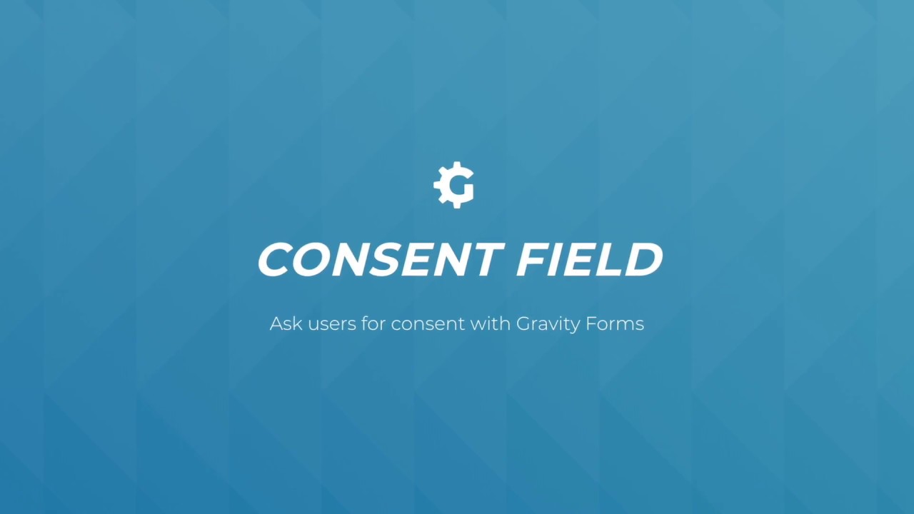 Gravity Forms Consent (GDPR)  Field | GFengine for WordPress