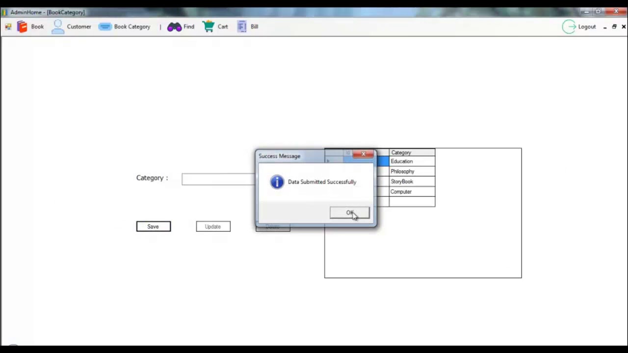 Book Store Management System | Student Projects