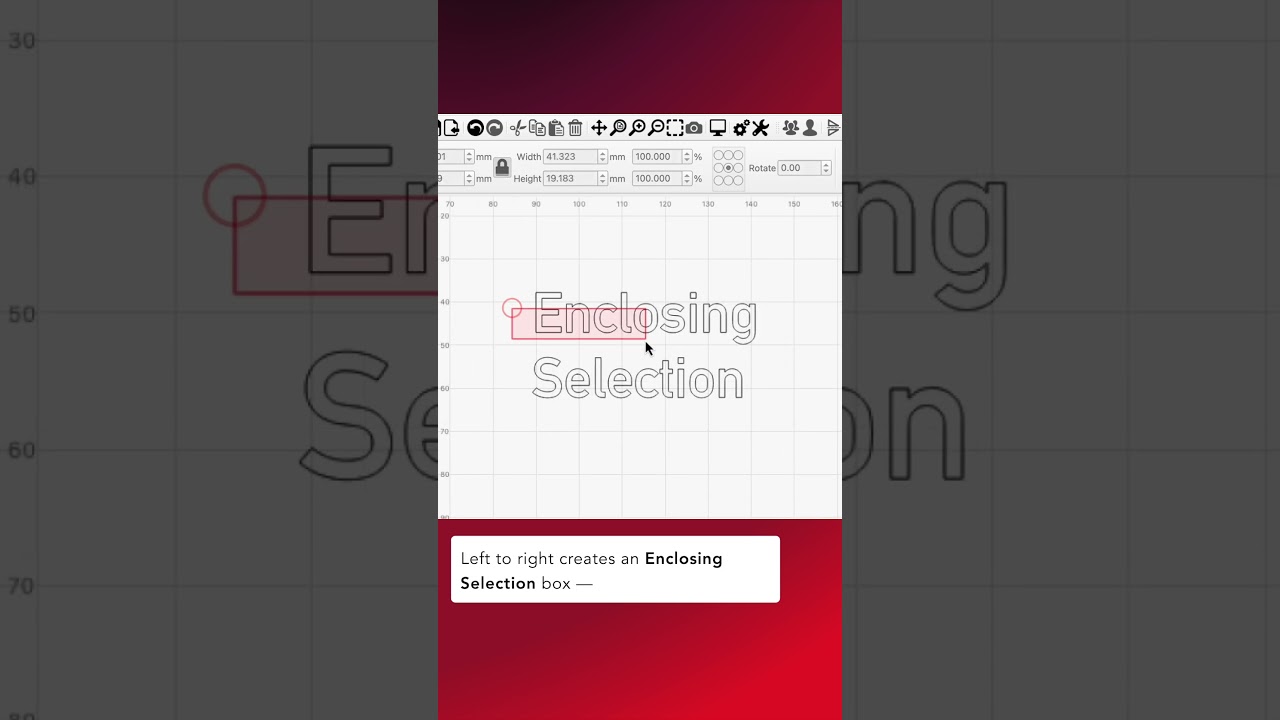 VIDEO: Quick Tip — Box Selection Options - Video Releases - LightBurn Software Forum