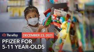 Philippines' FDA approves Pfizer jabs for 5 to 11 year-olds
