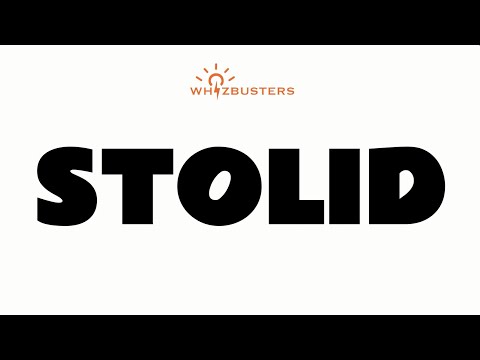 STOLID (adjective) Meaning, Pronunciation and Examples in Sentences | GRE GMAT LSAT SAT ESL TOEIC
