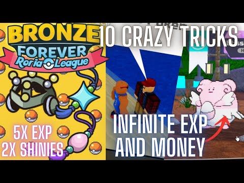 10 CRAZY TRICKS you DID NOT KNOW in Pokemon Brick Bronze FOREVER