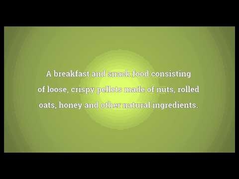 Granola Meaning