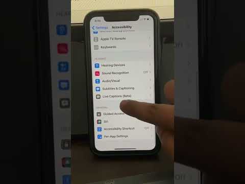 How to enable Live captions on iPhone