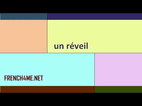 French For Beginners I How to pronounce I un réveil