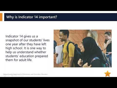Indicator 14 - Post-school Outcomes for Students with IEPs