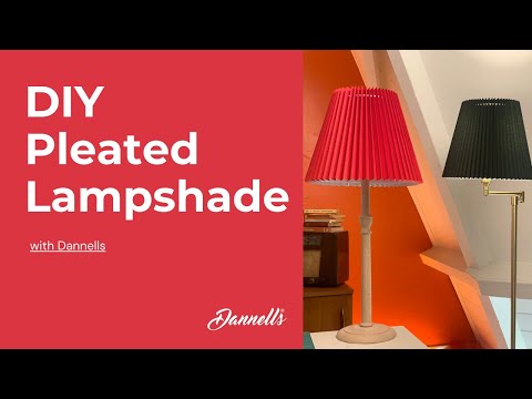 DIY Pleated Lampshade